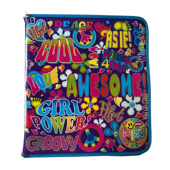 Lisa Frank | Other | Vintage Lisa Frank Binder Trapper Large | Poshmark